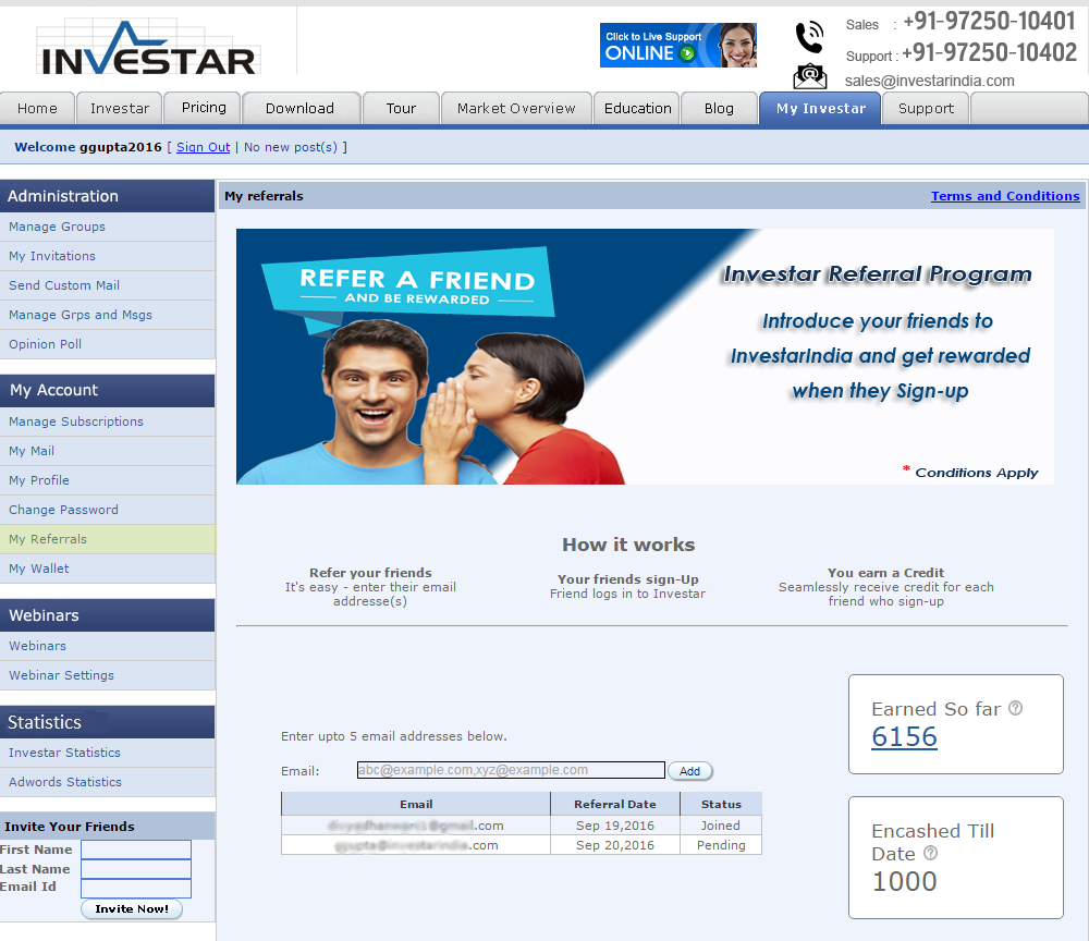 Investar Referral Program - Investar Blog